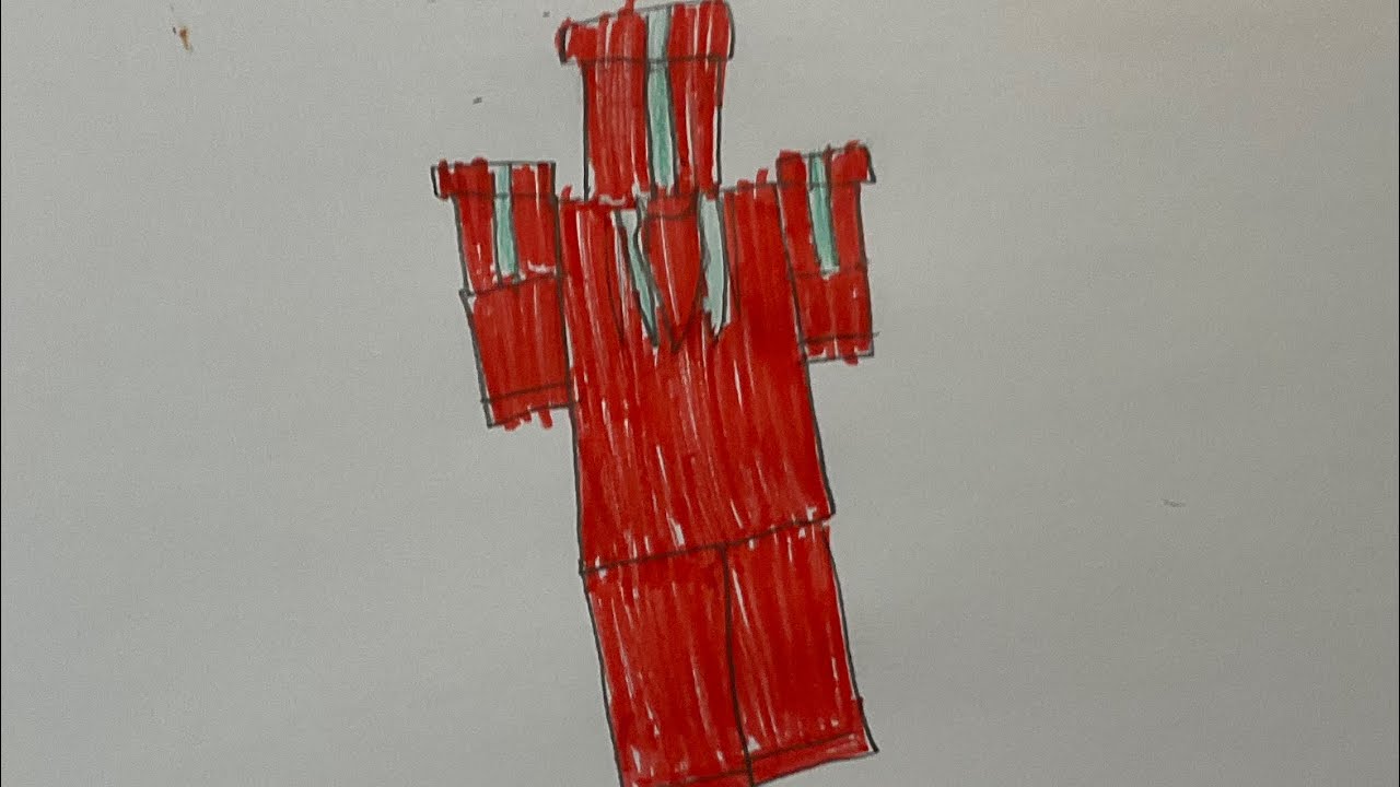How to draw titan present man TTD(toilet tower defense) - YouTube