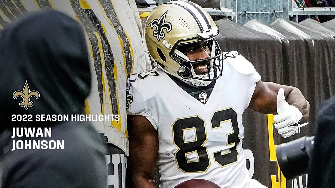 Juwan Johnson's Top Plays 2022 NFL Season | New Orleans Saints - YouTube