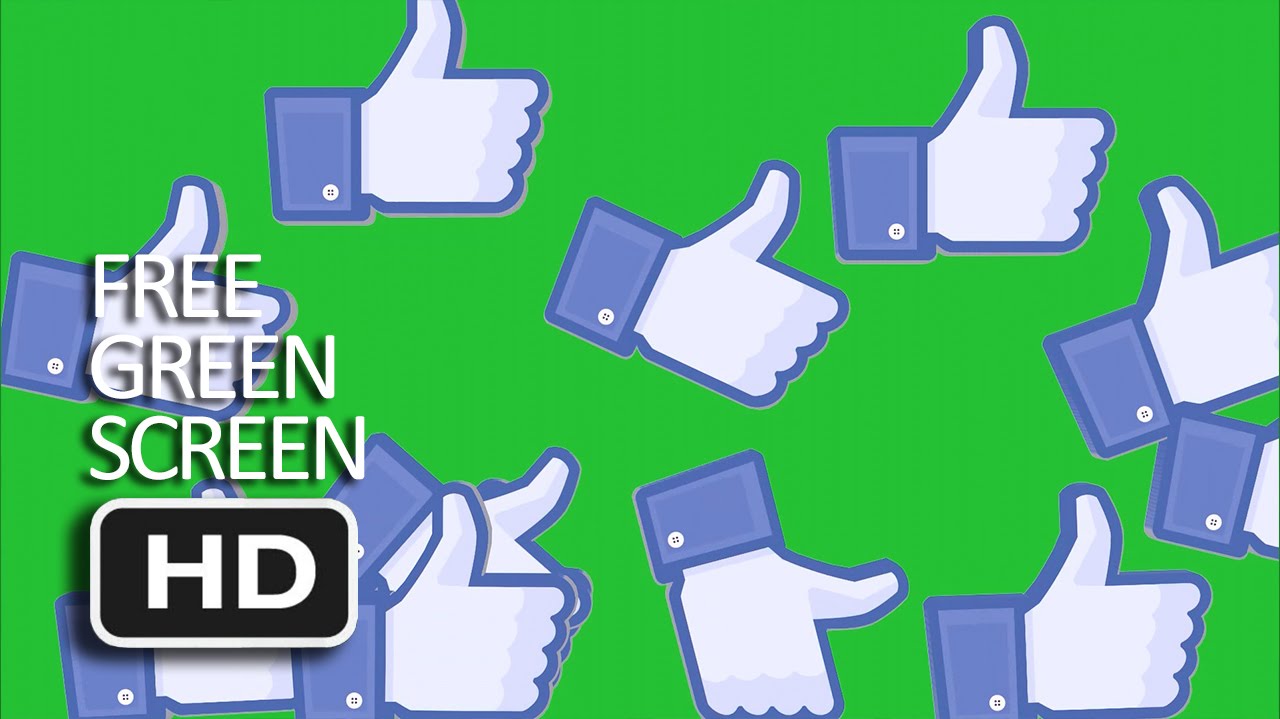 Free Green Screen - Falling Like Button - YouTube