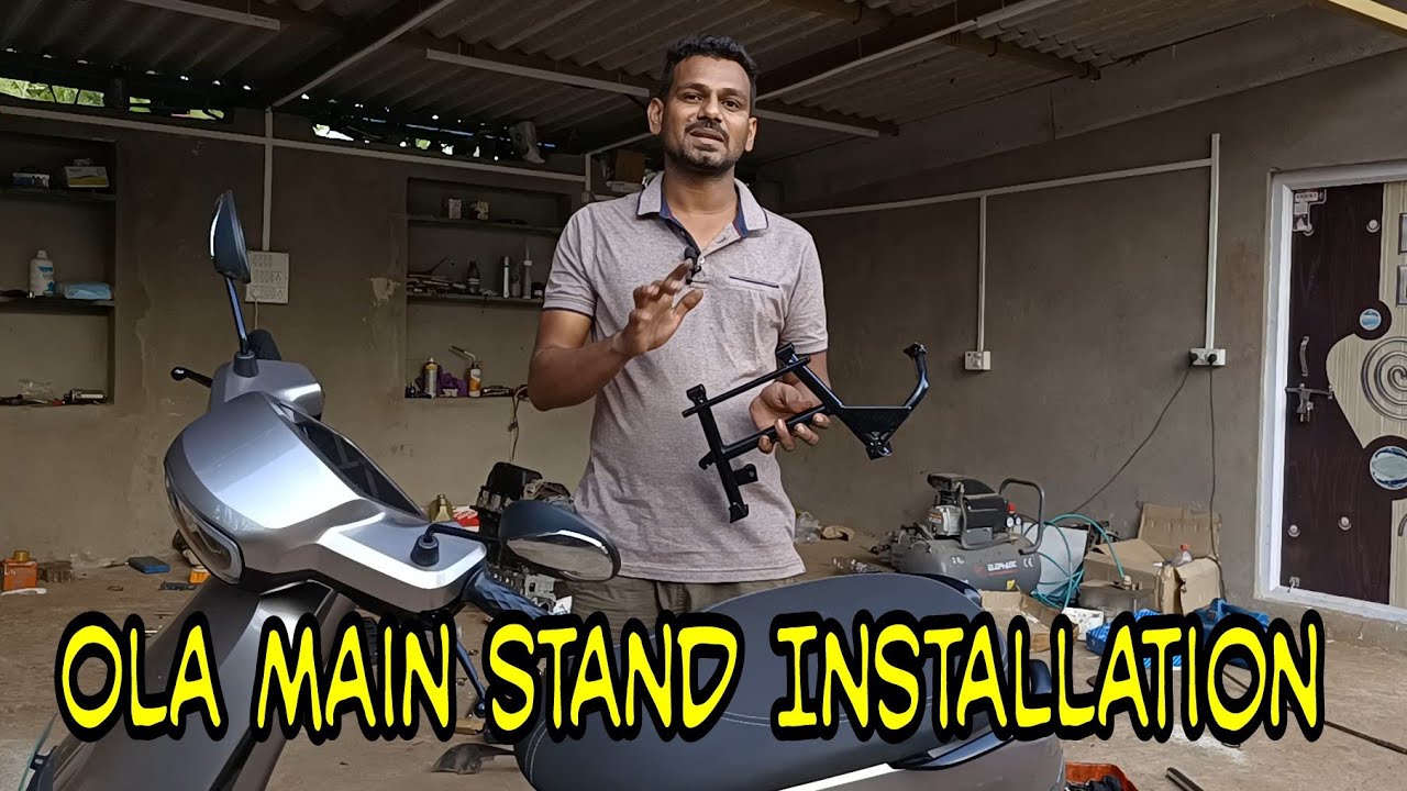 Ola S1 pro Main Stand Installation - YouTube