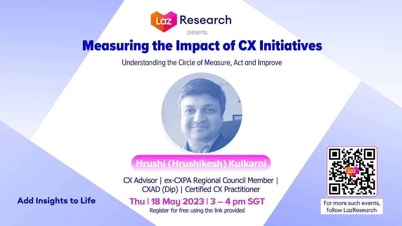 Measuring the Impact of CX Initiatives by Hrushi Kulkarni - YouTube