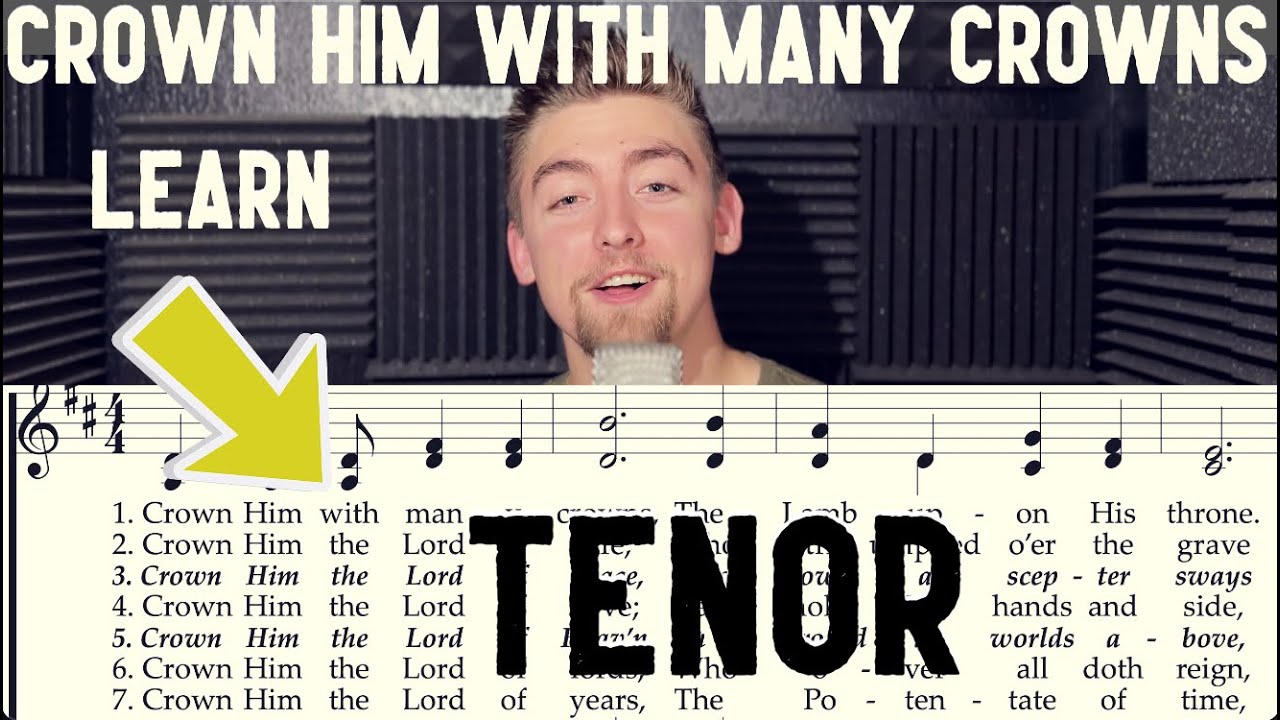 Crown Him With Many Crowns | Tenor Part - YouTube