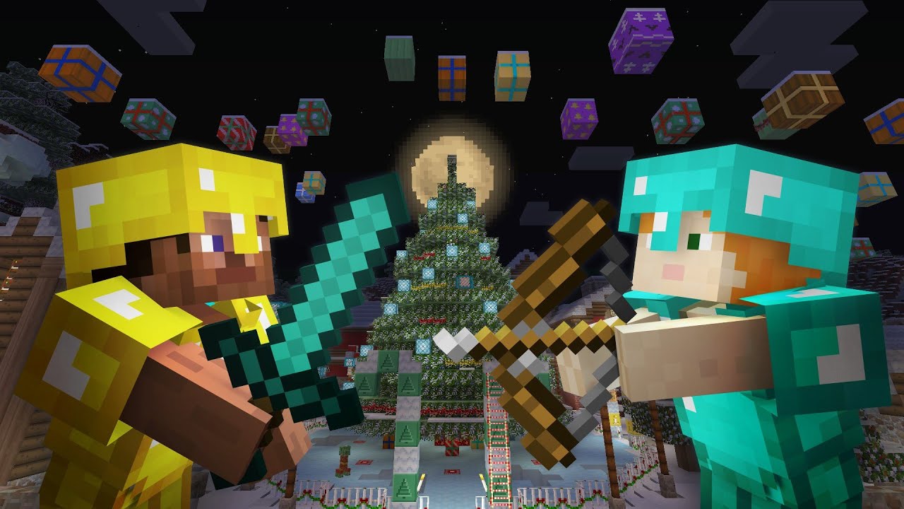 MINECRAFT GAMEPLAY Giant PVP Battle - YouTube
