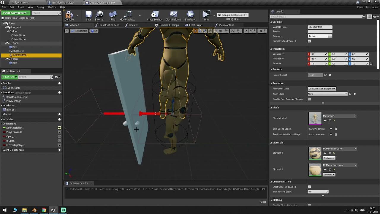 Unreal Engine 4 Interactable System Ep 2 Door Youtube