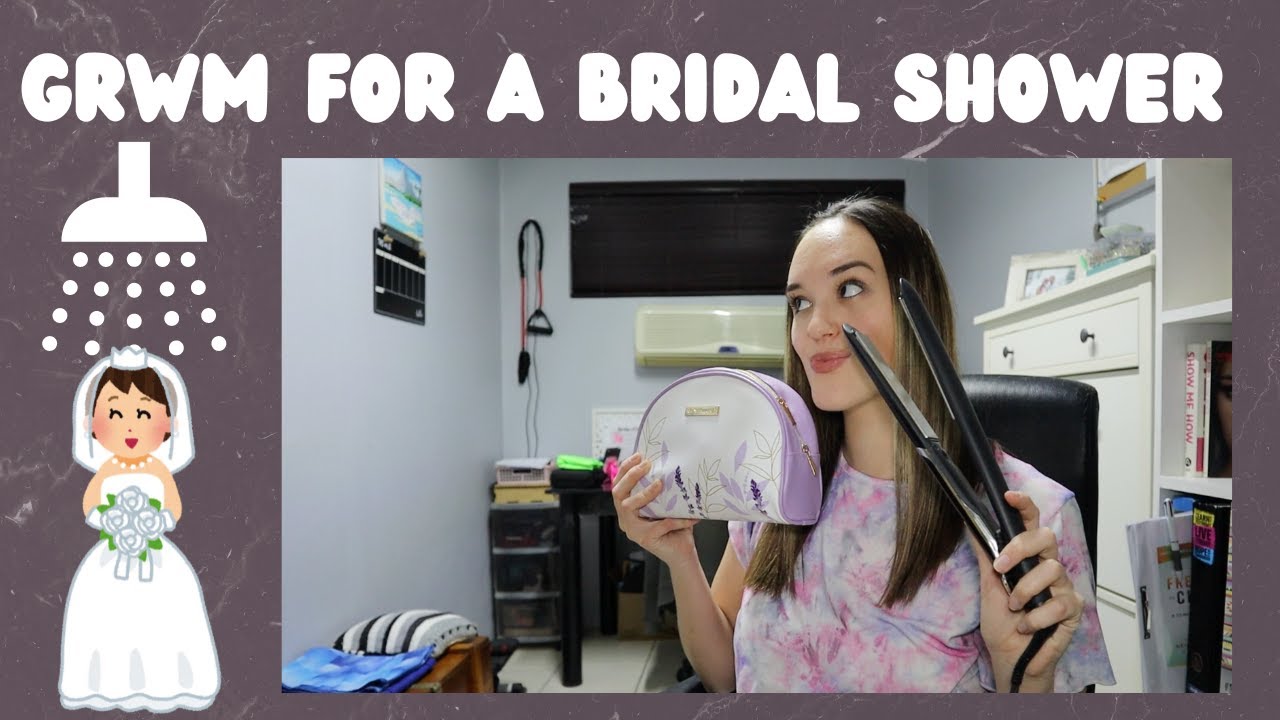 GRWM For a Bridal Shower - YouTube