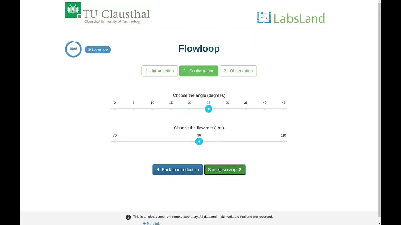LabsLand Flowloop remote laboratory - YouTube