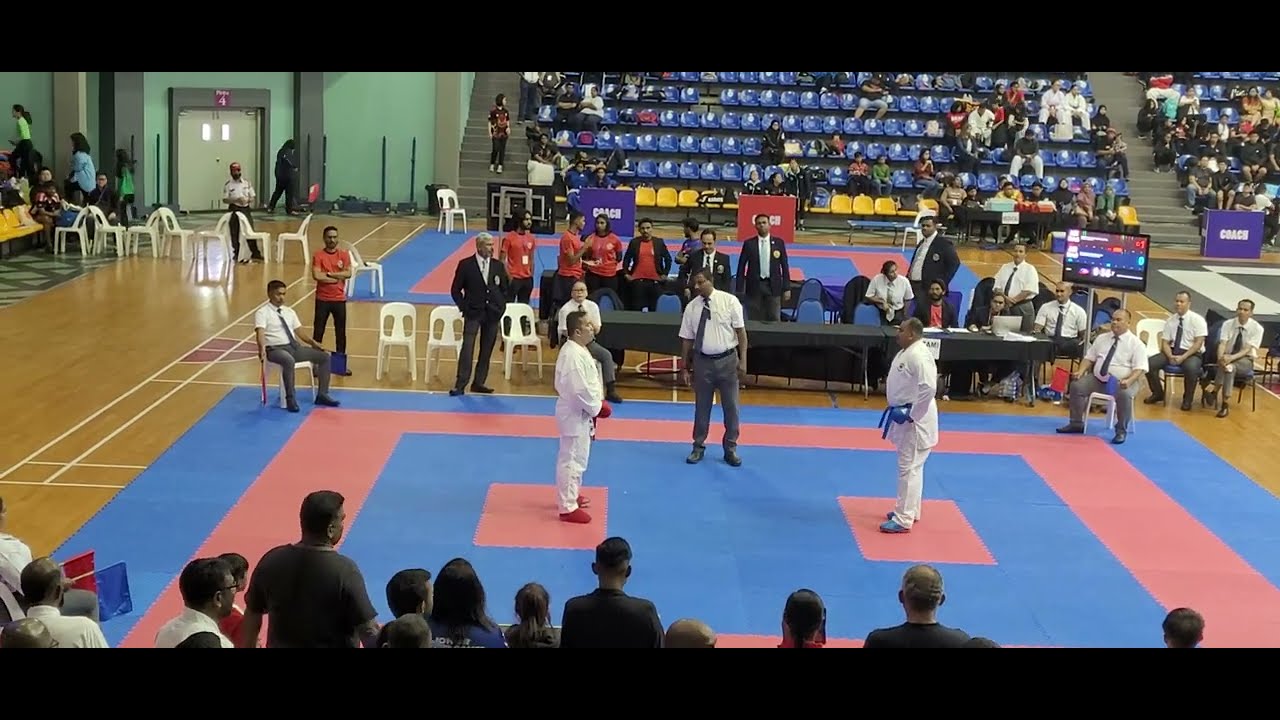12th Silent Knight Karate - Veteran Kumite - 2nd Bout 👊🏻🥋🔥 - YouTube