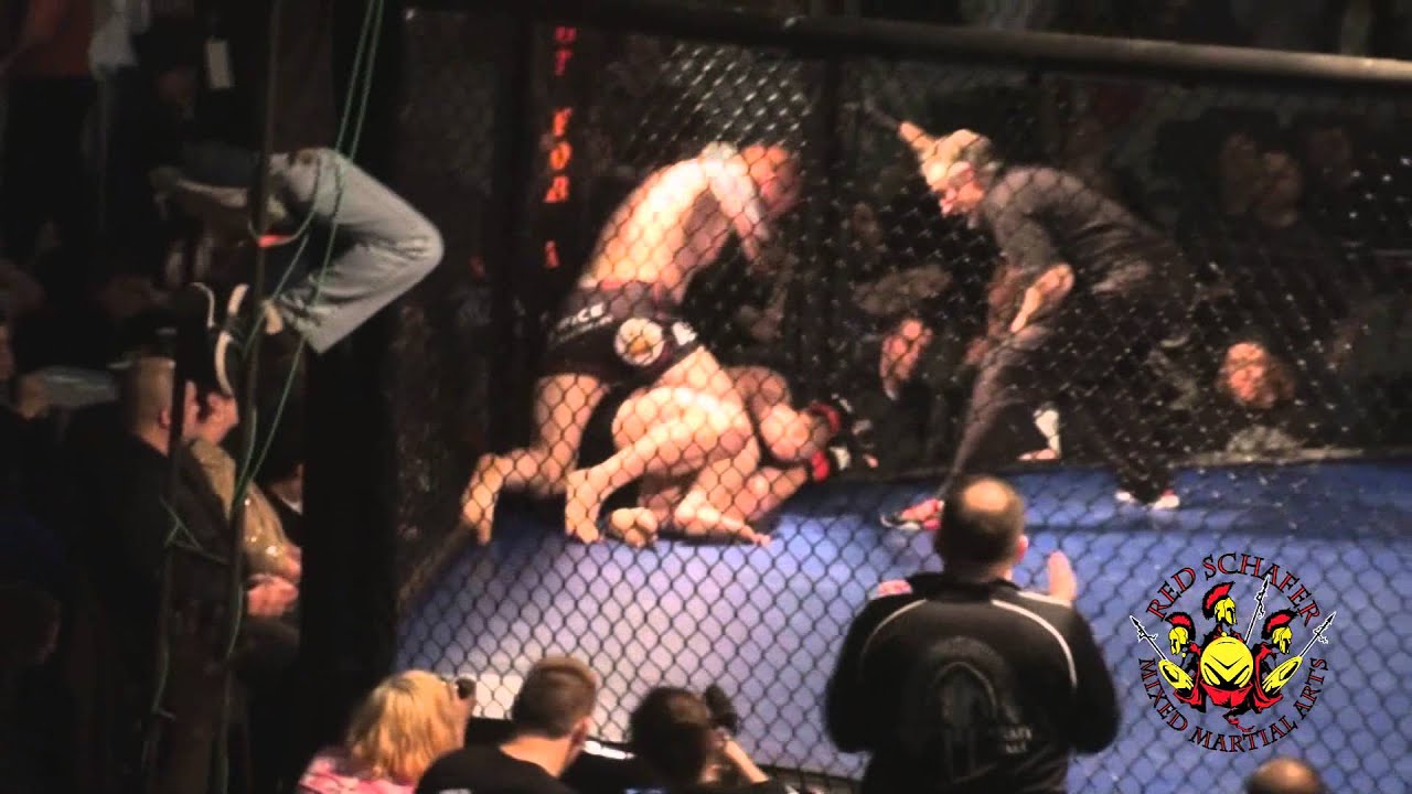 Eric Red Schafer - TKO Fight Finish - Madtown Throwdown 29 - YouTube