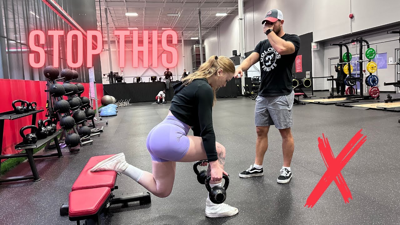 How to PROPERLY Bulgarian Split Squat to Target Quads & Glutes - YouTube