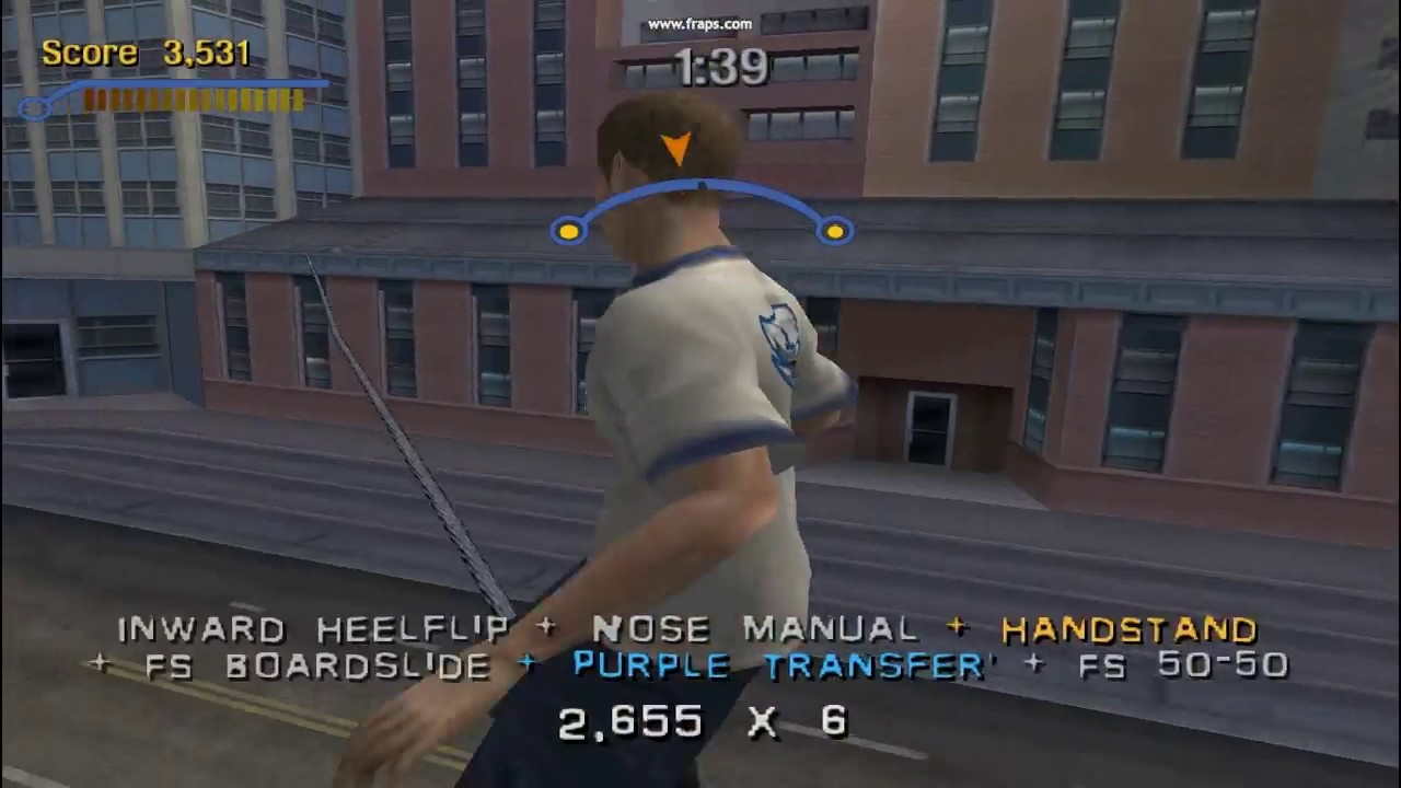 THPS3 PC Runs 1360x768 - YouTube