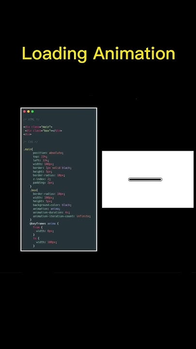 Loading Animation Css Coding Programming Html Codinglife Developer Animation Shorts