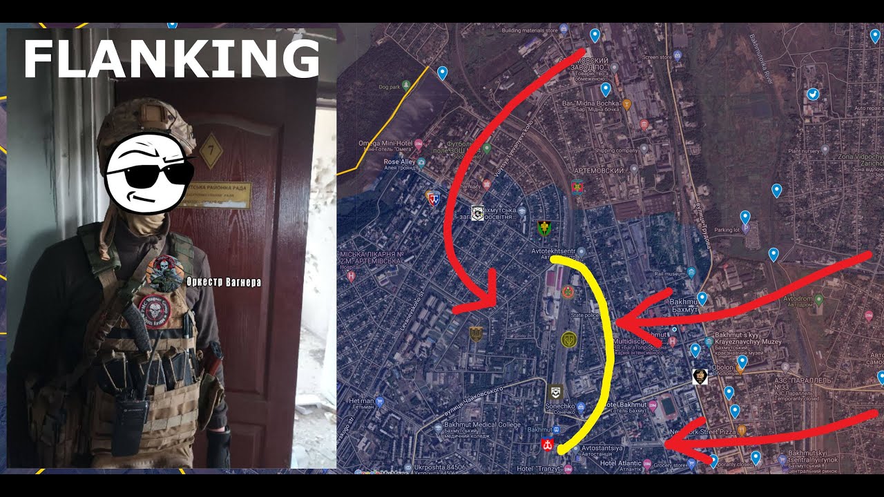 WAR UPDATE: Russia FLANKING New Bakhmut Defense Line - YouTube