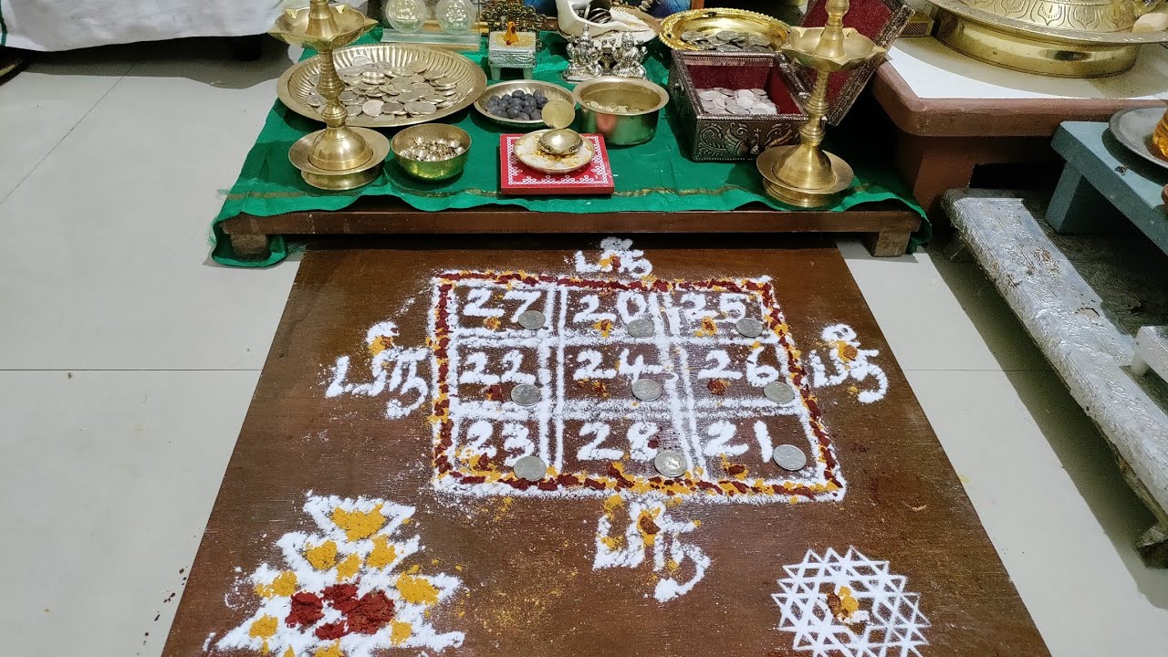 How to draw kubera kollam#diwali lakshmi kubera pooja #kubera numbers # ...