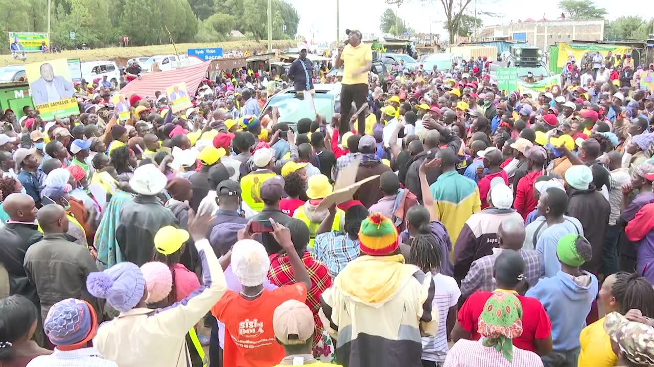 Kimani ichugwa in nyadarua UDA campaign - YouTube