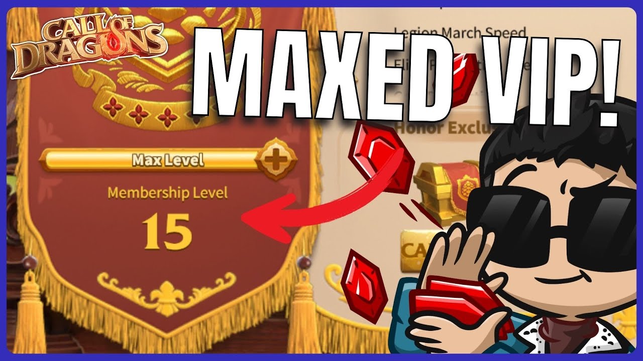 How I Got VIP 15 In 80 Days! (Maxing My VIP in Call of Dragons) - YouTube