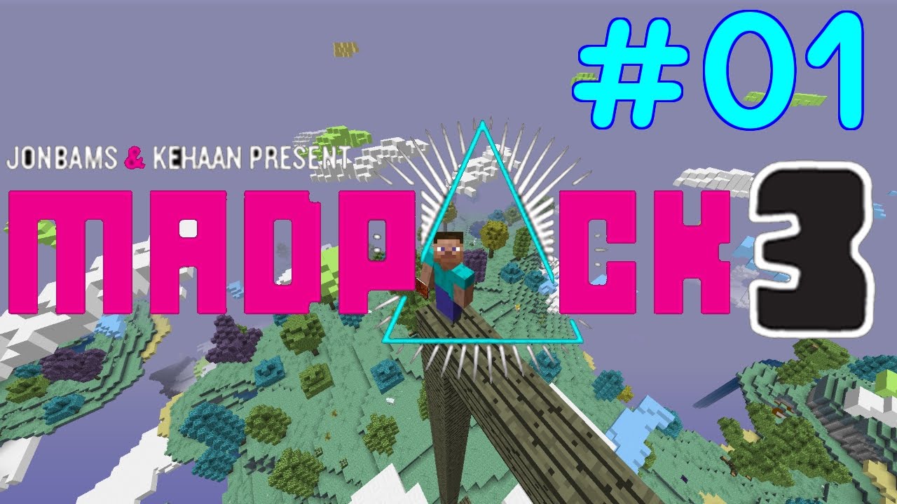 Minecraft Madpack 3 #01 - Our Little Man Cave - YouTube
