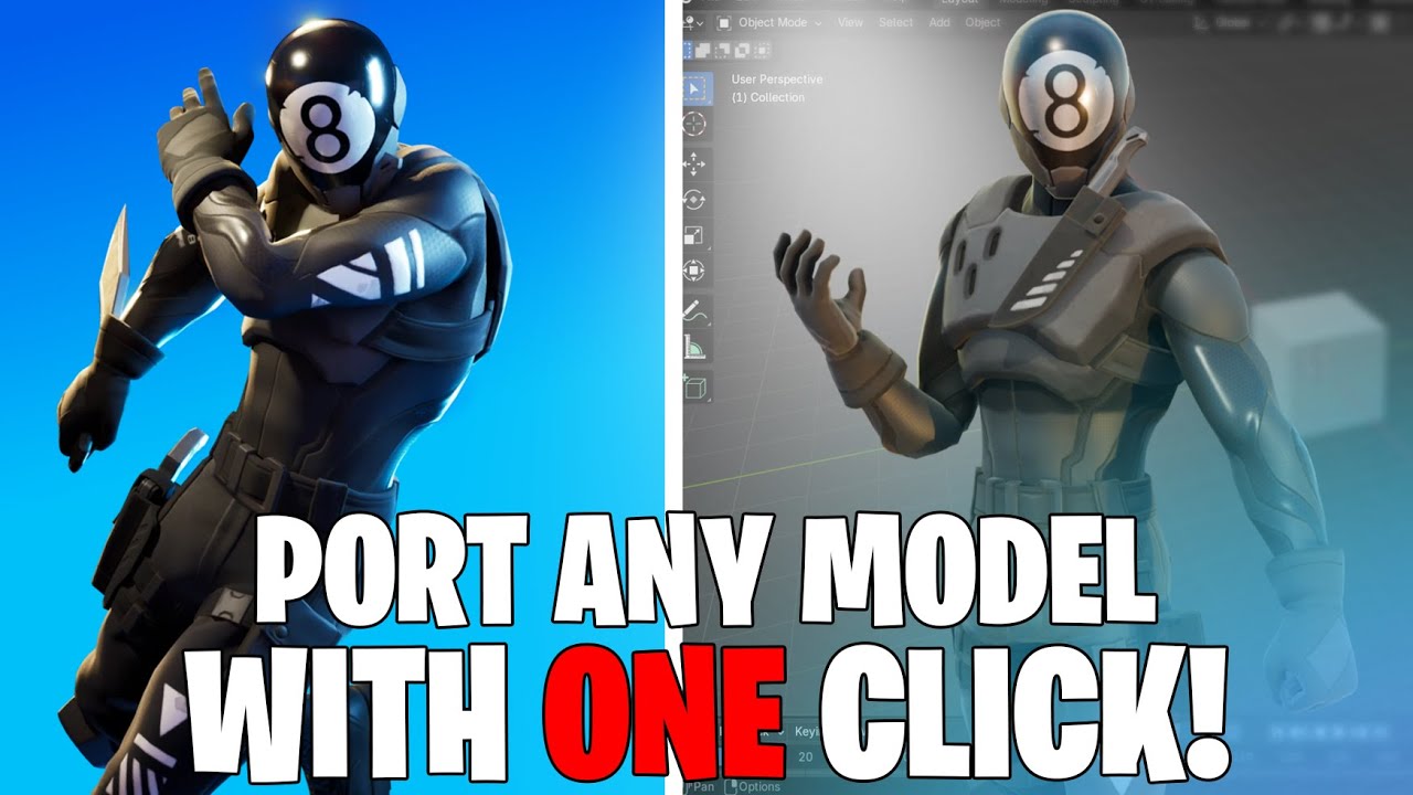 How To Import Any Fortnite Model Into Blender! - YouTube