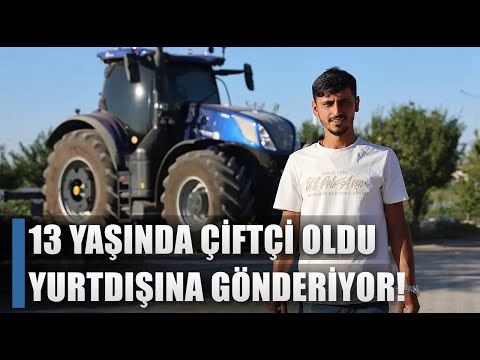 13 Yaşında Çiftçi Oldu Şimdi Yurtdışına Ürün Gönderiyor / AGRO TV HABER