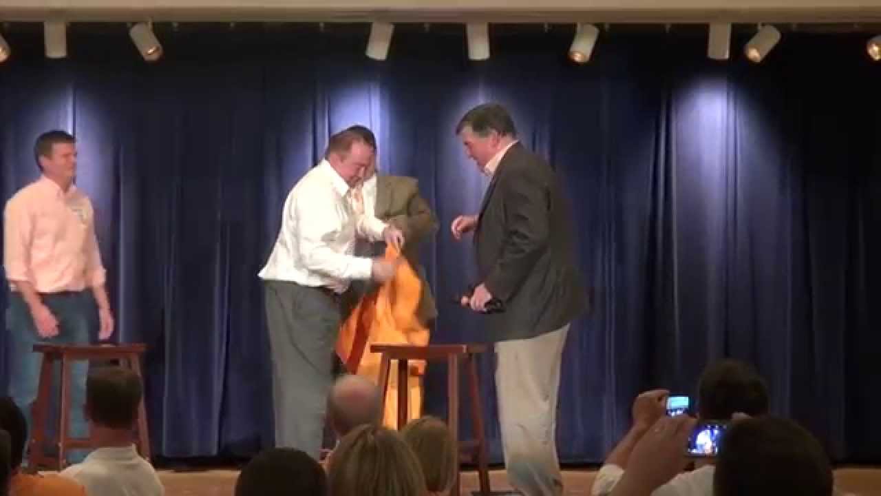 Steve & Matt Mears Present Donnie Tyndall with Orange Blazer - YouTube