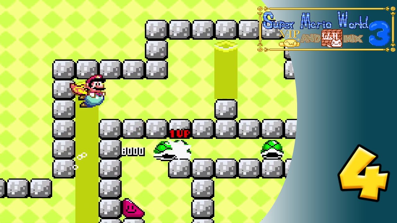 VIP and Wall Mix 3 [SMW-Hack] - Part 4 - Zurück mit anderem Emulator ...