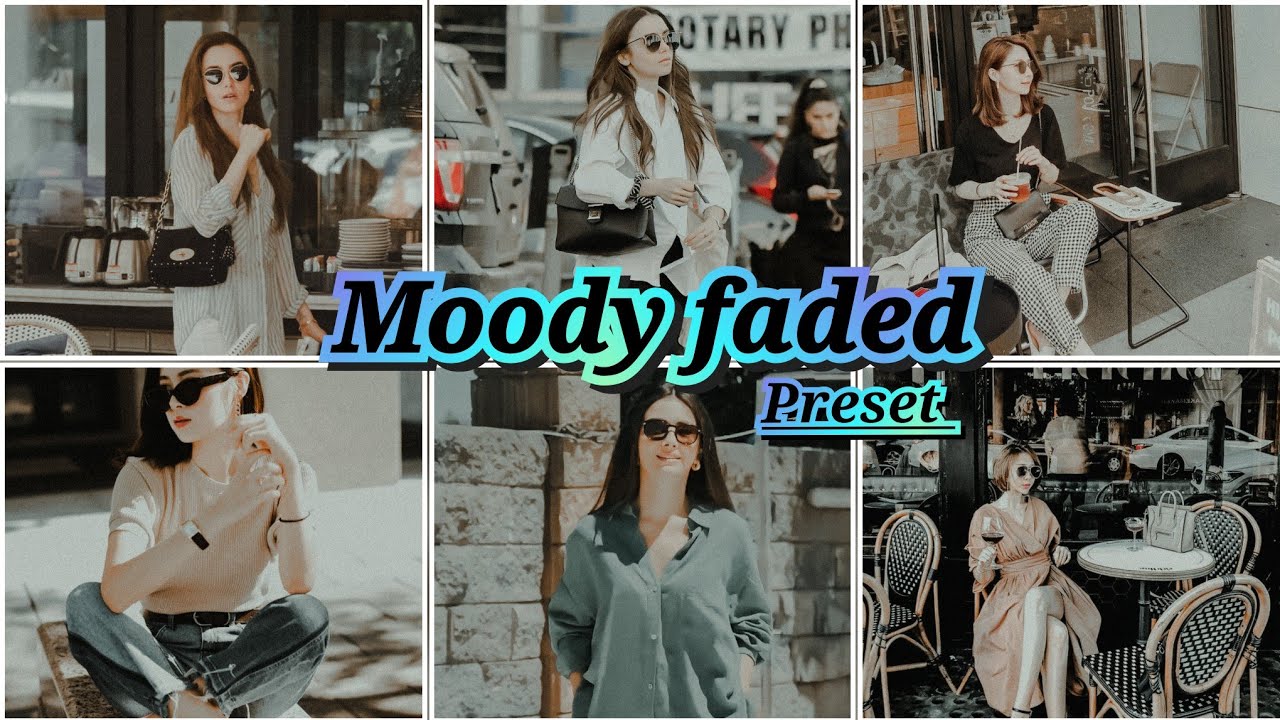 Moody faded - Lightroom Mobile presets - Moody presets - Moody filter ...