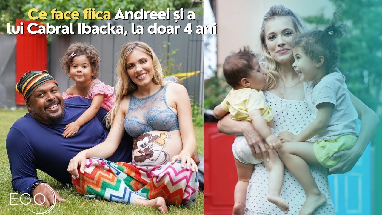 Diferența de vârstă dintre cei doi copii ai Andreei Ibacka. Ce face ...