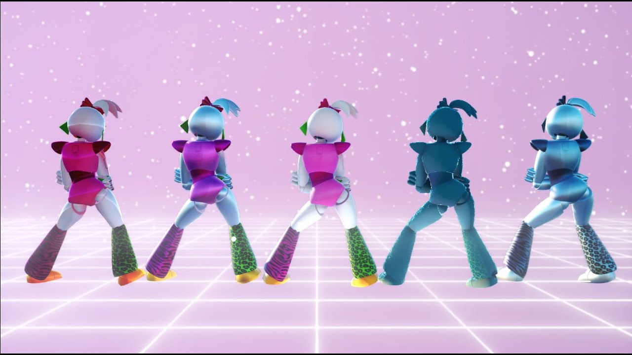 【mmd Fnaf】bla Bla Bla Glamrock Chica【60fps】 Youtube