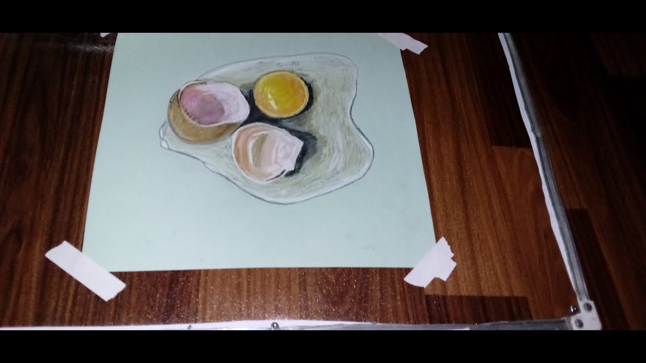 how to draw a broken egg |how to draw a realistic cracked egg - YouTube