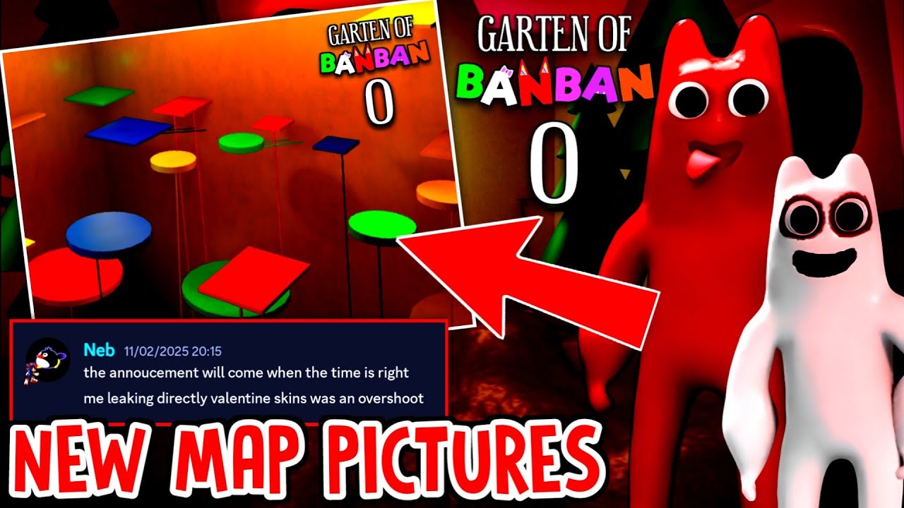 GARTEN OF BANBAN 0 - NEW OFFICIAL PICTURES of the MAP with NEW MESSAGES ...