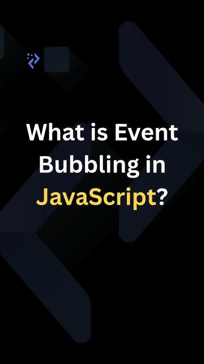 JavaScript Event Bubbling Explained in 30 Seconds! #javascript #coding - YouTube