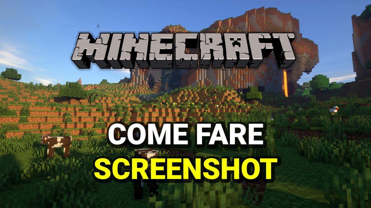 Come fare screenshot su Minecraft - YouTube