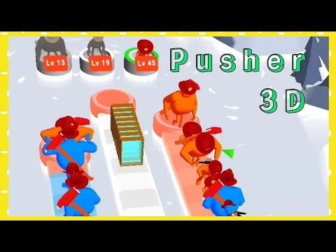 pusher 3D Gameplay iOS, Android|funny videos.mp4 - YouTube