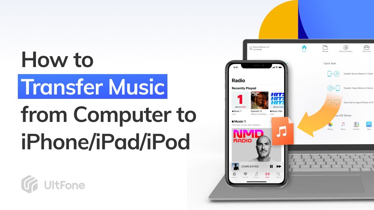 Transfer Music from Computer to iPhone In Few Seconds ⚡(With or Without ...