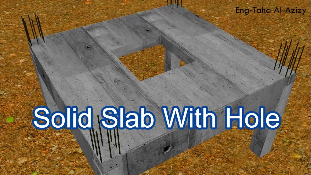 Solid Slab With Hole detailing - 3d - YouTube