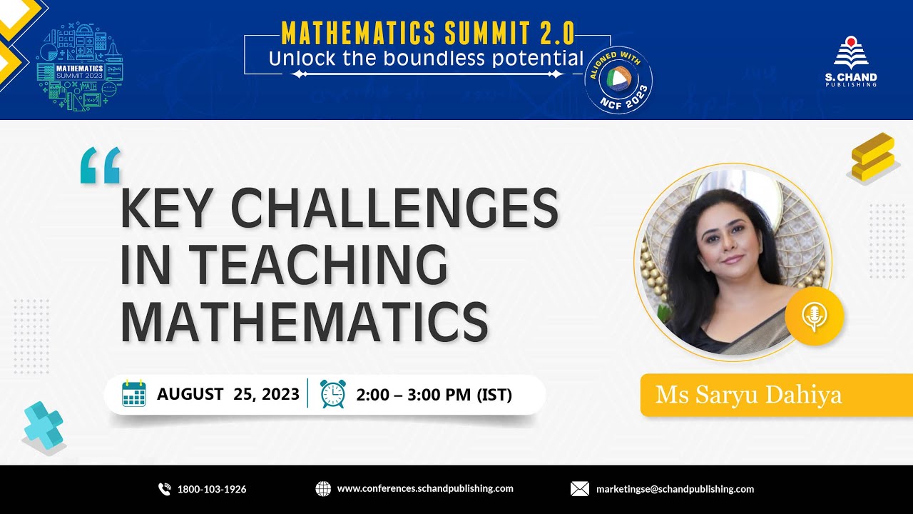 S Chand s Mathematics Summit 2 0 Key Challenges In Teaching S Chand s Mathematics Summit 2 0 Key Challenges In Teaching