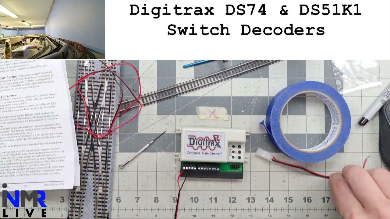 N scale: Learning to Program Digitrax DS51K1 & DS74 decoders and connect to Kato Unitrak ...