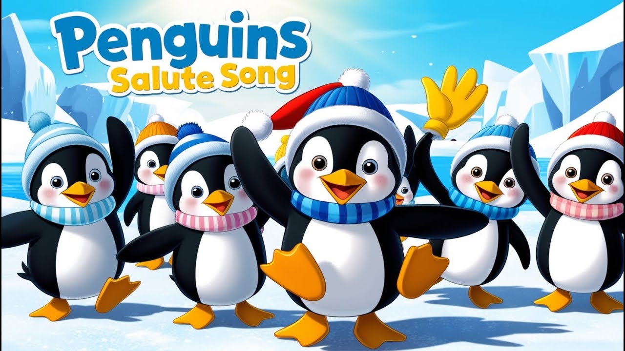 Penguins Salute Song | @ChulbuliCheezTV1 - Nursery Rhymes & Baby Songs ...