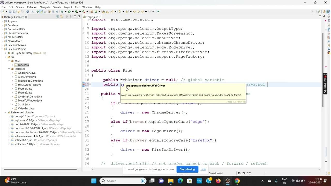 Selenium Lecture 11 - YouTube