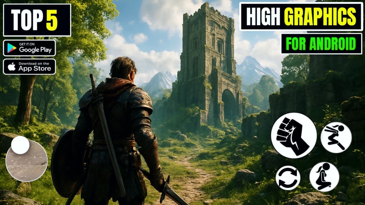 Top 5 New Latest High Graphics Games For Android & ISO 2025 - YouTube