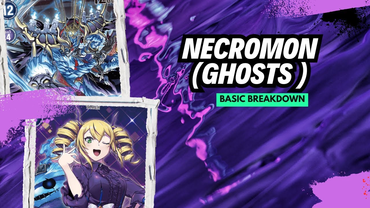 BASIC BREAKDOWN NECROMON(GHOSTS) #digimoncardgame - YouTube