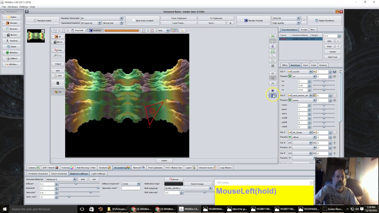 JWildfire 3.0 Tutorial --- Solid Curl3D Technique - YouTube