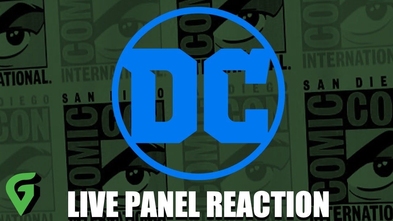 DC Comic Con Panel Live Reaction - YouTube