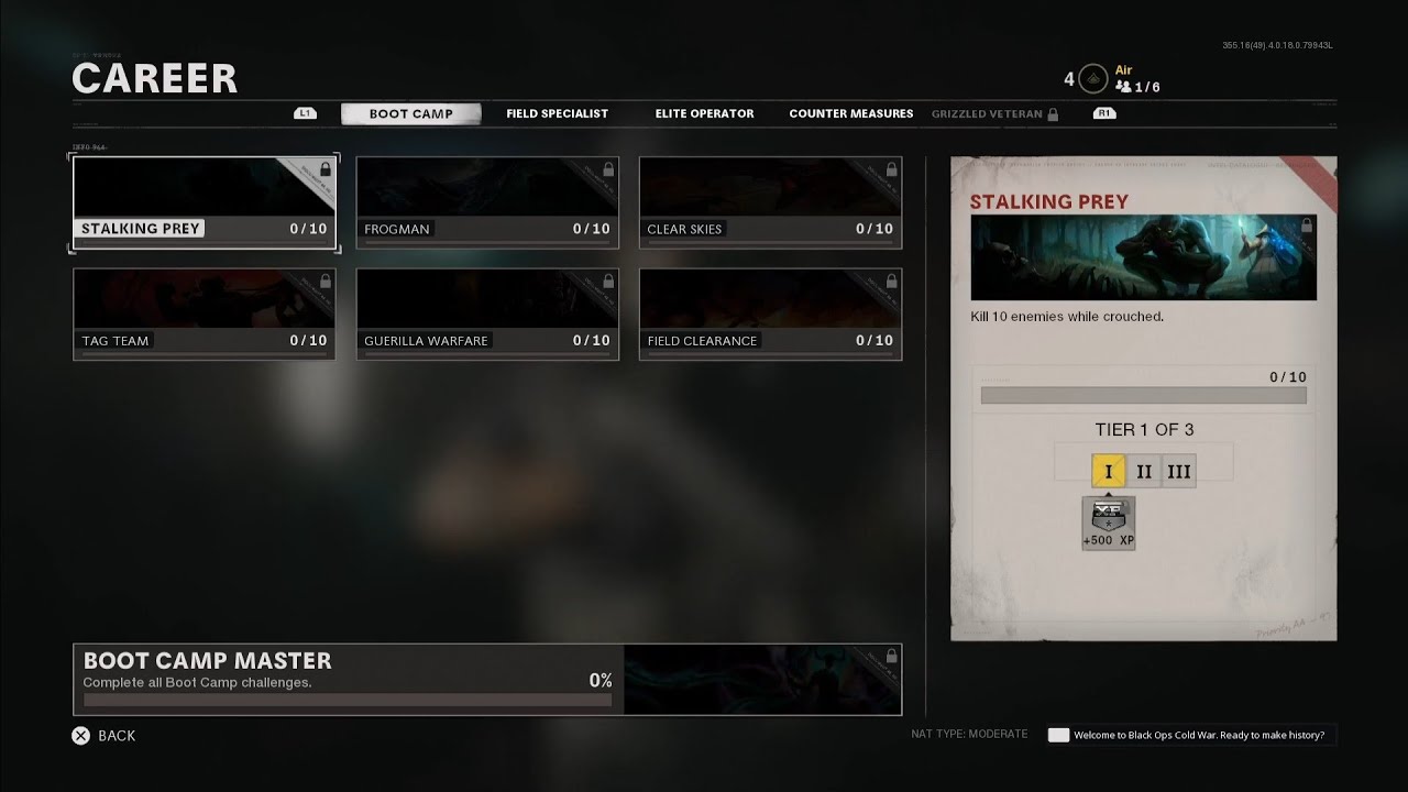 Black Ops Cold War All Multiplayer Master and Dark Ops Calling Cards ...