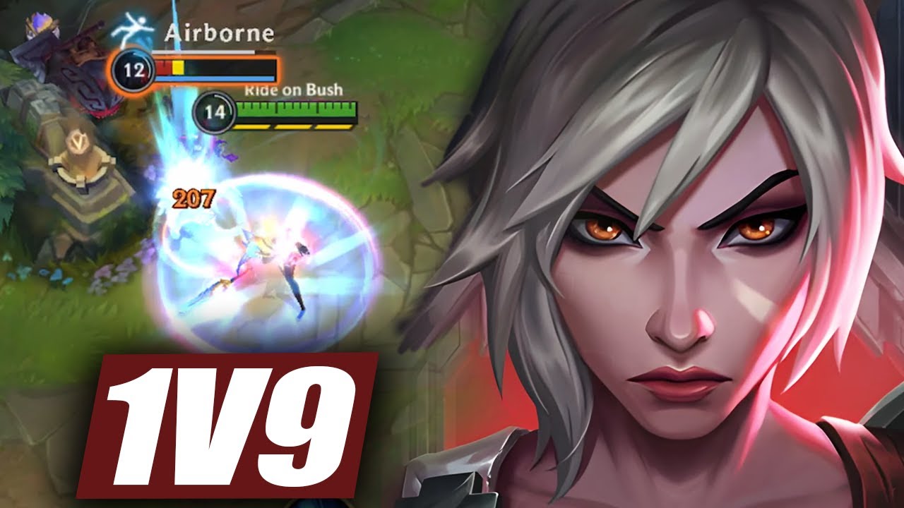 RIVEN JUNGLE 1V9 GAMEPLAY IN SEASON 14 - YouTube