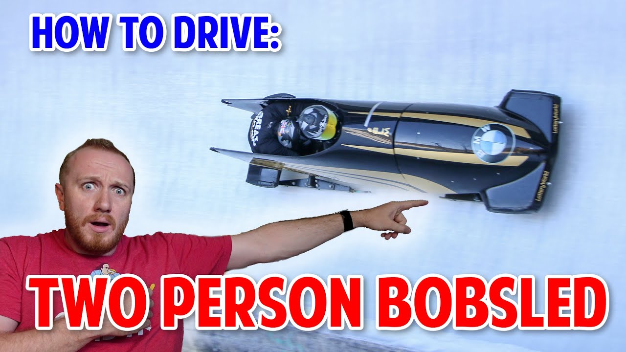 Learning HOW TO drive a 2-man BOBSLED - Axe Racing - YouTube