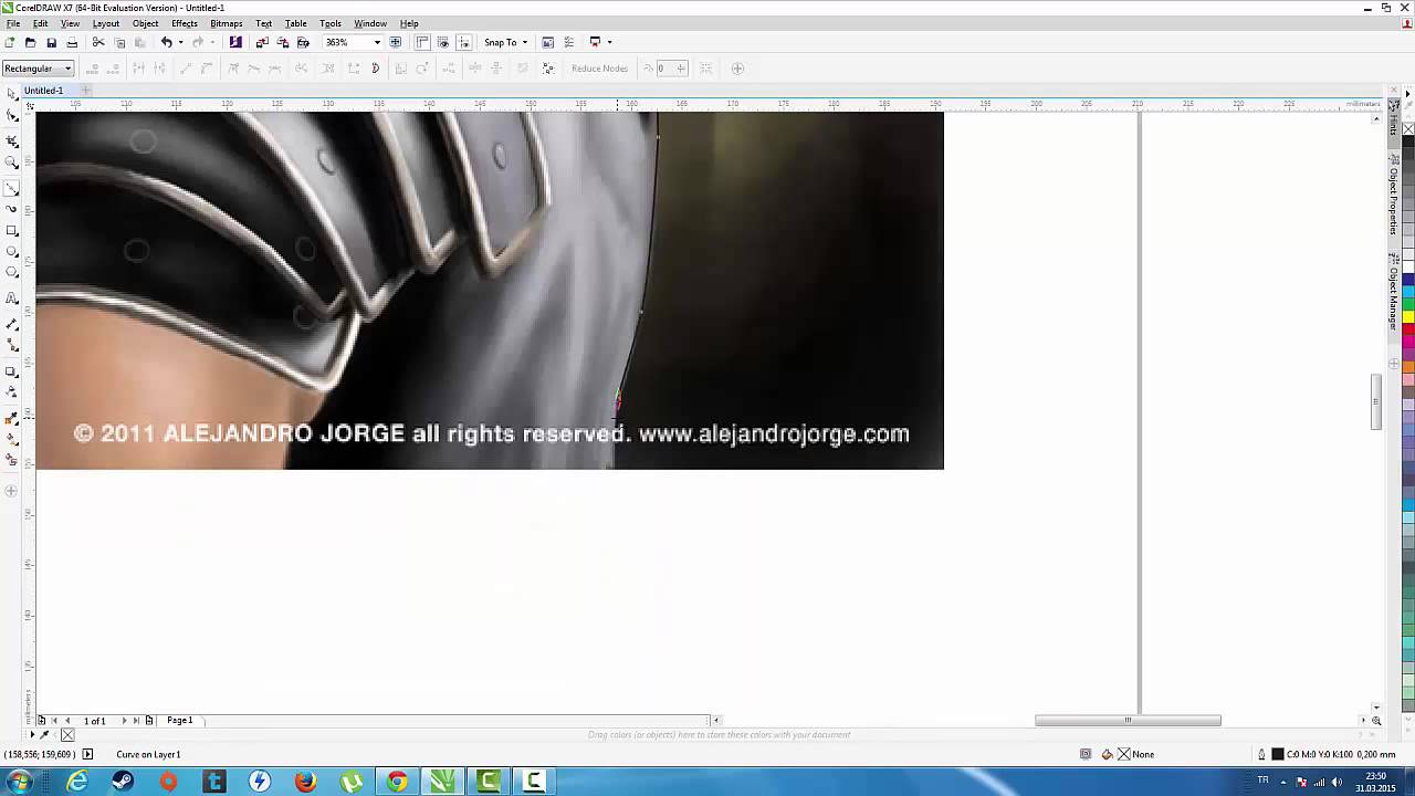 corel draw design magazine cover - YouTube