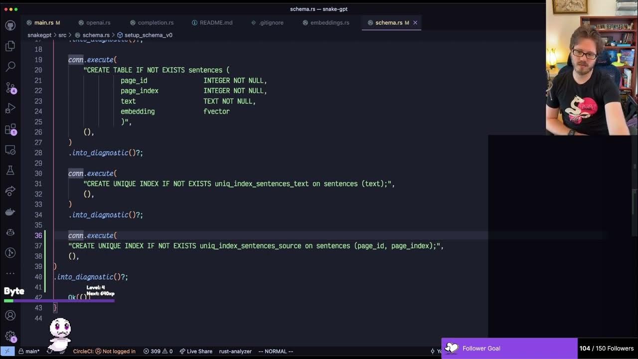Live Coding a Battle Snakes Chat Bot in Rust | Coreyja's Rust Programming Stream - YouTube