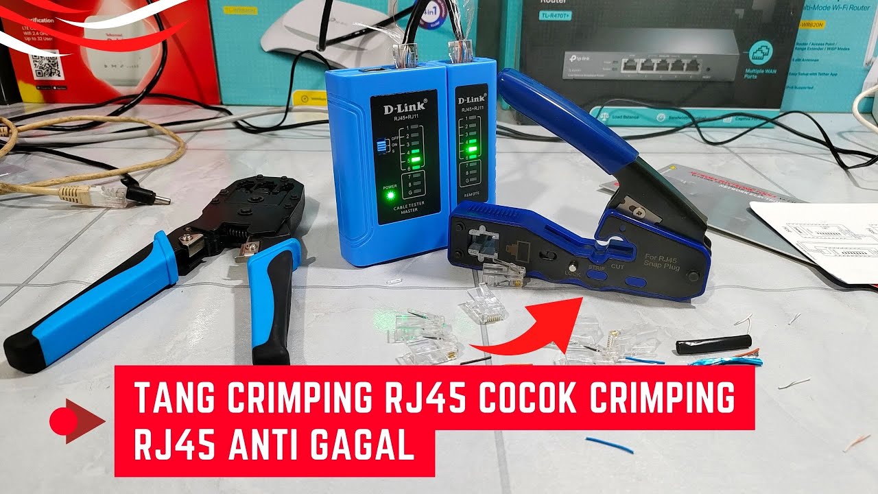 Tang Crimping RJ45 Terbaik Harga Murah Di Lengkapi Fitur Crimping RJ45 ...