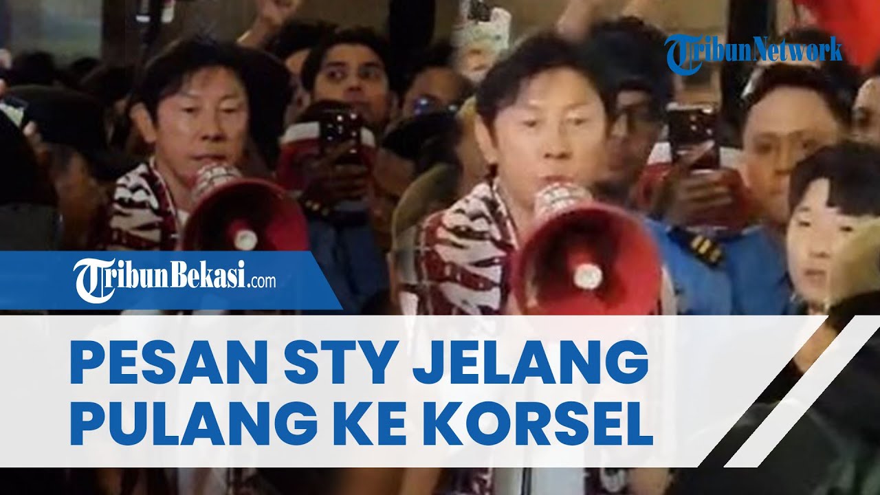 TAHAN TANGIS! Beginilah Pesan Shin Tae-yong Jelang Pulang ke Korsel, Tak Sebut Nama Erick Thohir ...