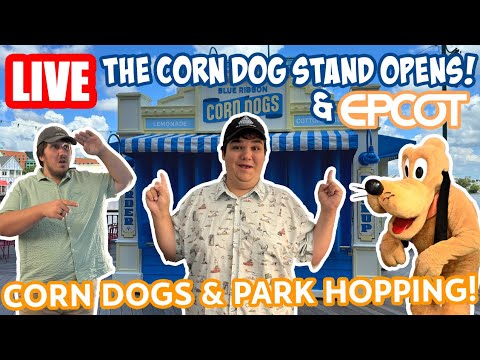 🔴Live: Blue Ribbon Corn Dog Finally Opens at Disney’s Boardwalk & EPCOT ...